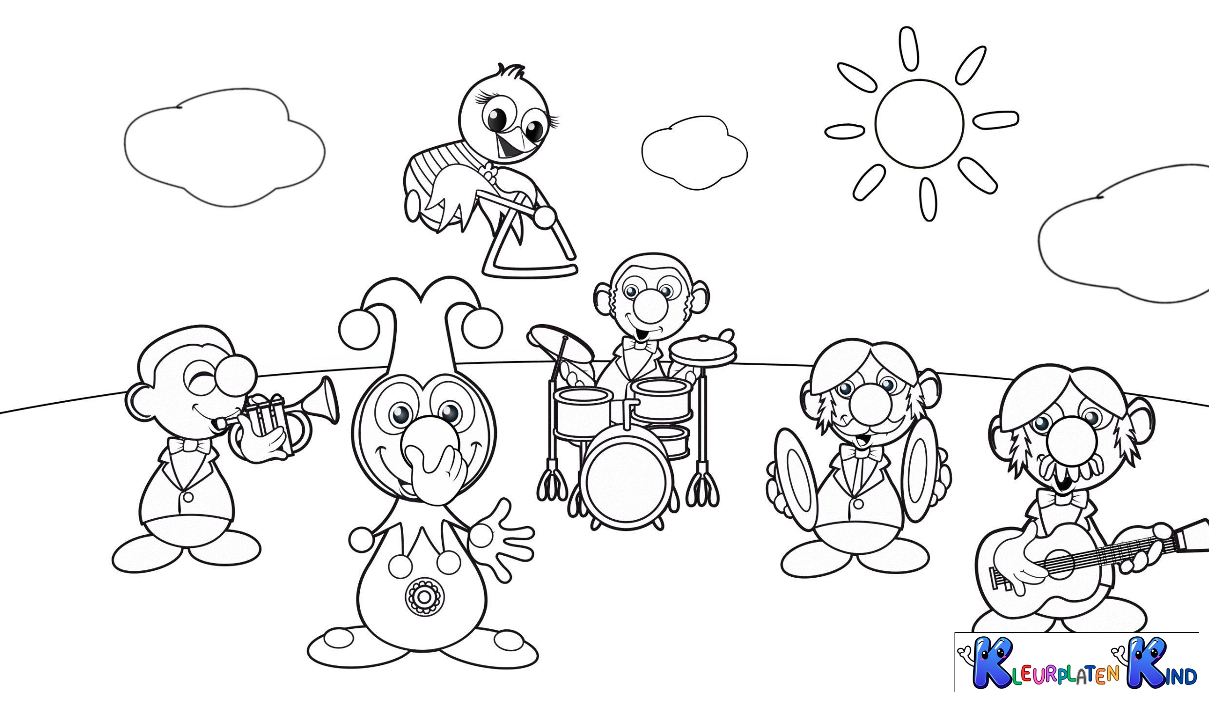 12 Jokie en Jet kleurplaten gratis PDF