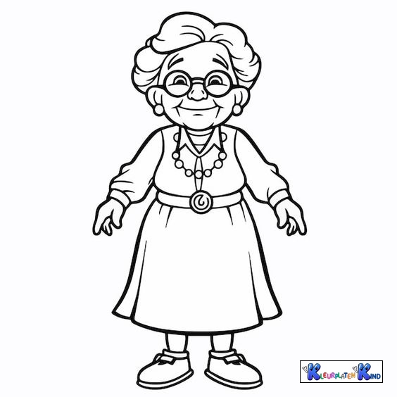 Beste 20 kleurplaten oma gratis downloaden