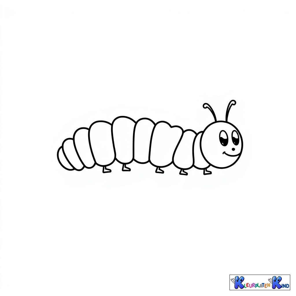 13 leukste rups kleurplaten gratis downloaden