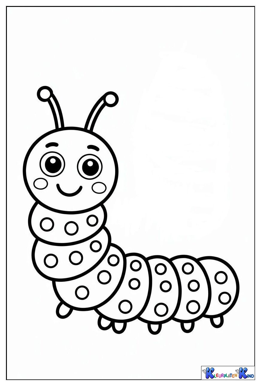 13 leukste rups kleurplaten gratis downloaden