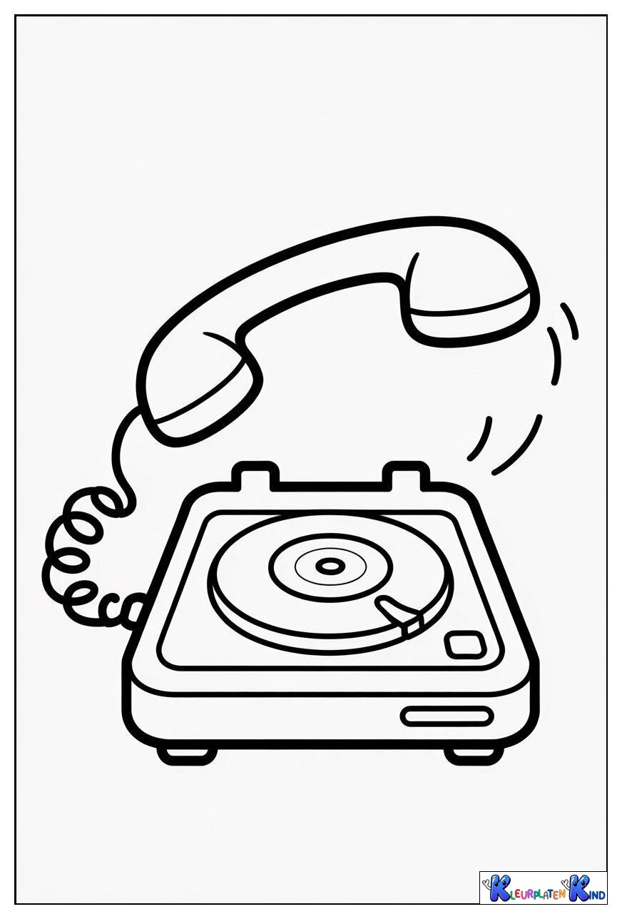 Beste 22 telefoon kleurplaten gratis PDF
